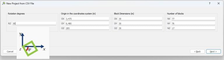 Importing the Block Model - MiningMath